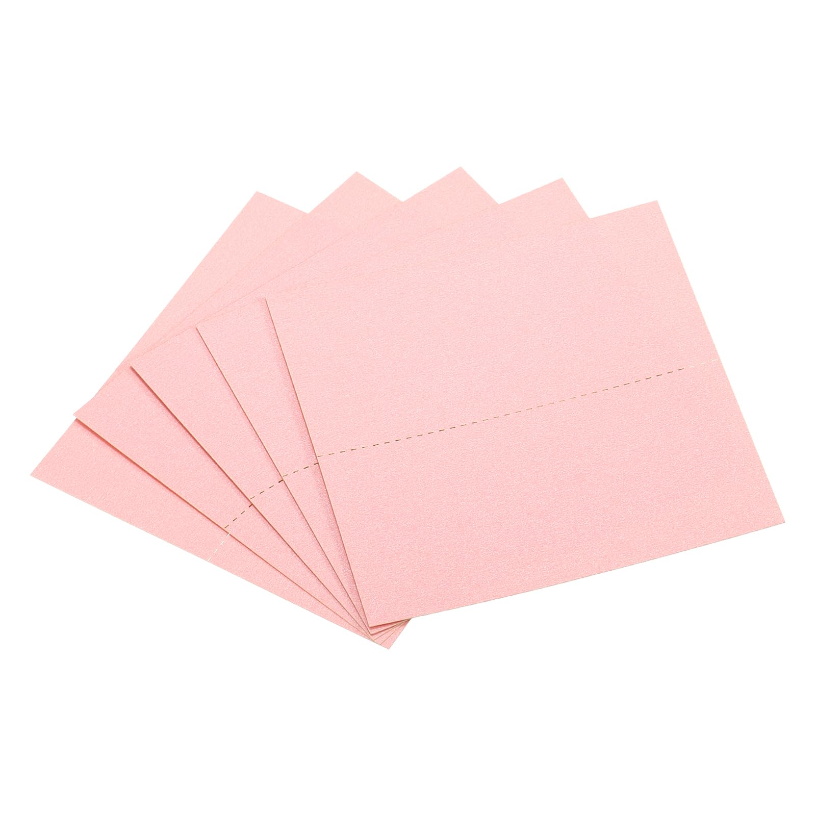 YOKIVE Place Cards for Table Setting, 50Pcs Name Cards Wedding Place Cards Table Place Cards Butterfly Blank Card for Wedding Reception Party,10x10cm, Pink