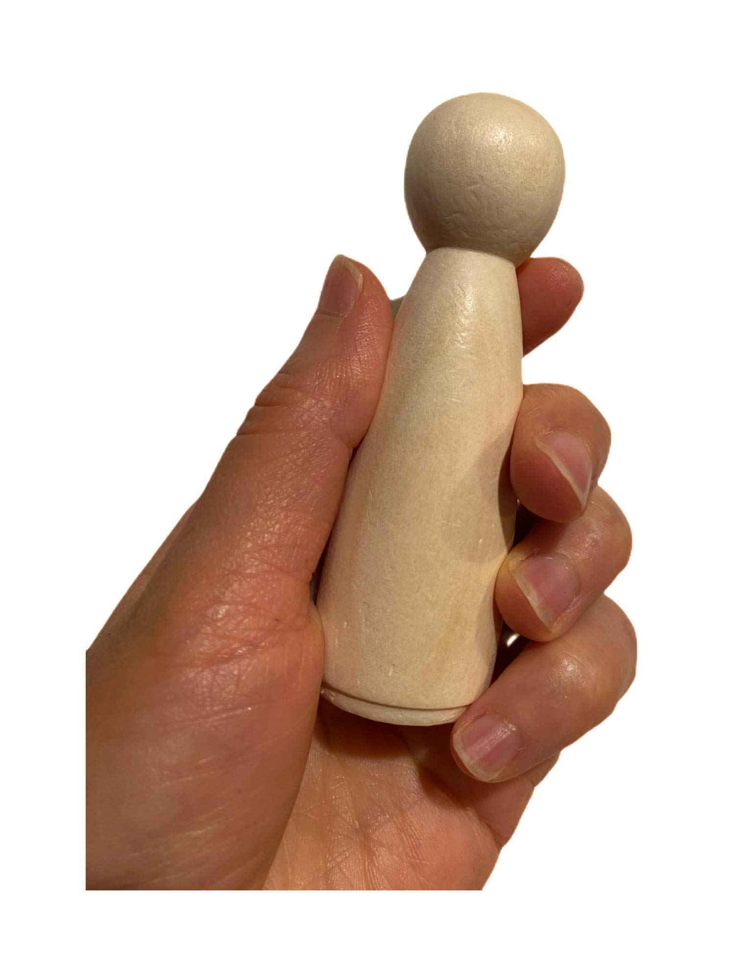 Ellipticus Valley Giant 4-1116 Wood peg Doll, 6 peg People Family, Perfect Size for Artist, Kids, Students Crafting, Gift