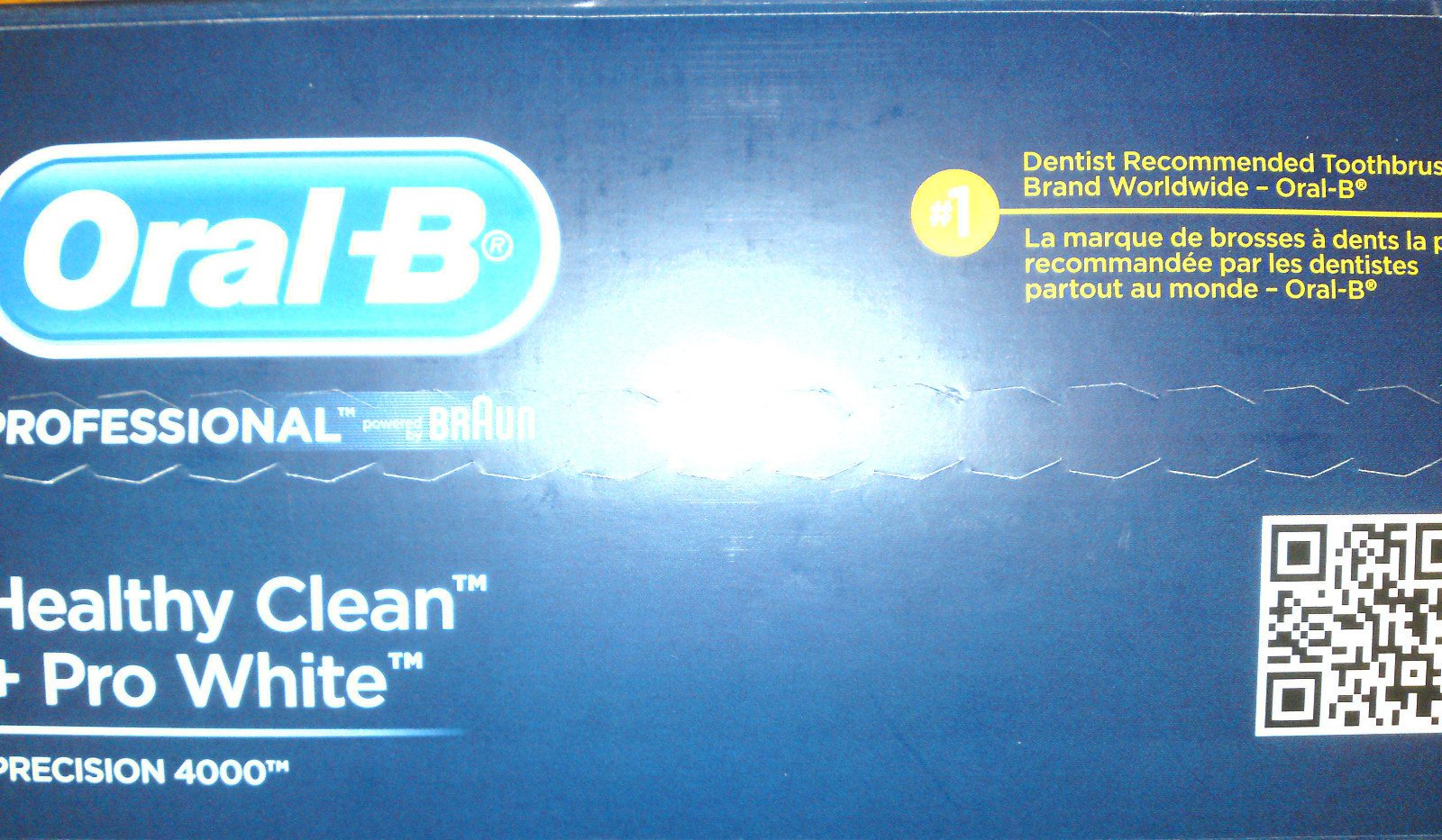 Oral-B Healthy Clean and ProWhite Precision 4000 Rechargeable Electric Toothbrush, 1 Count
