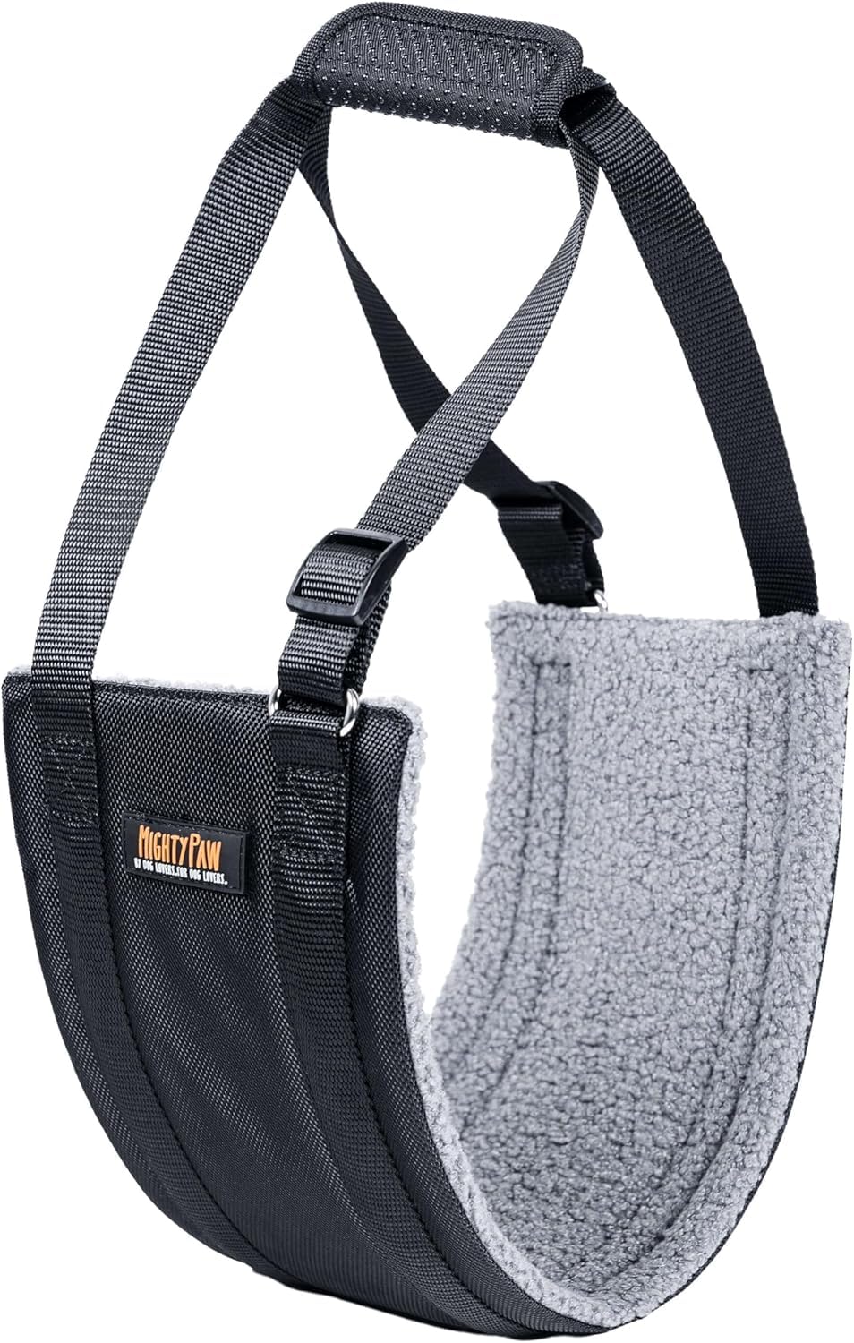 Mighty Paw Dog Lift Harness - 0-20 lbs Dog Hip and Hind Leg Support Sling - Comfortable Assistance for Elderly or Injured Dogs with Hip and ACL Brace - Back Support Harness Carrying Sling - Small