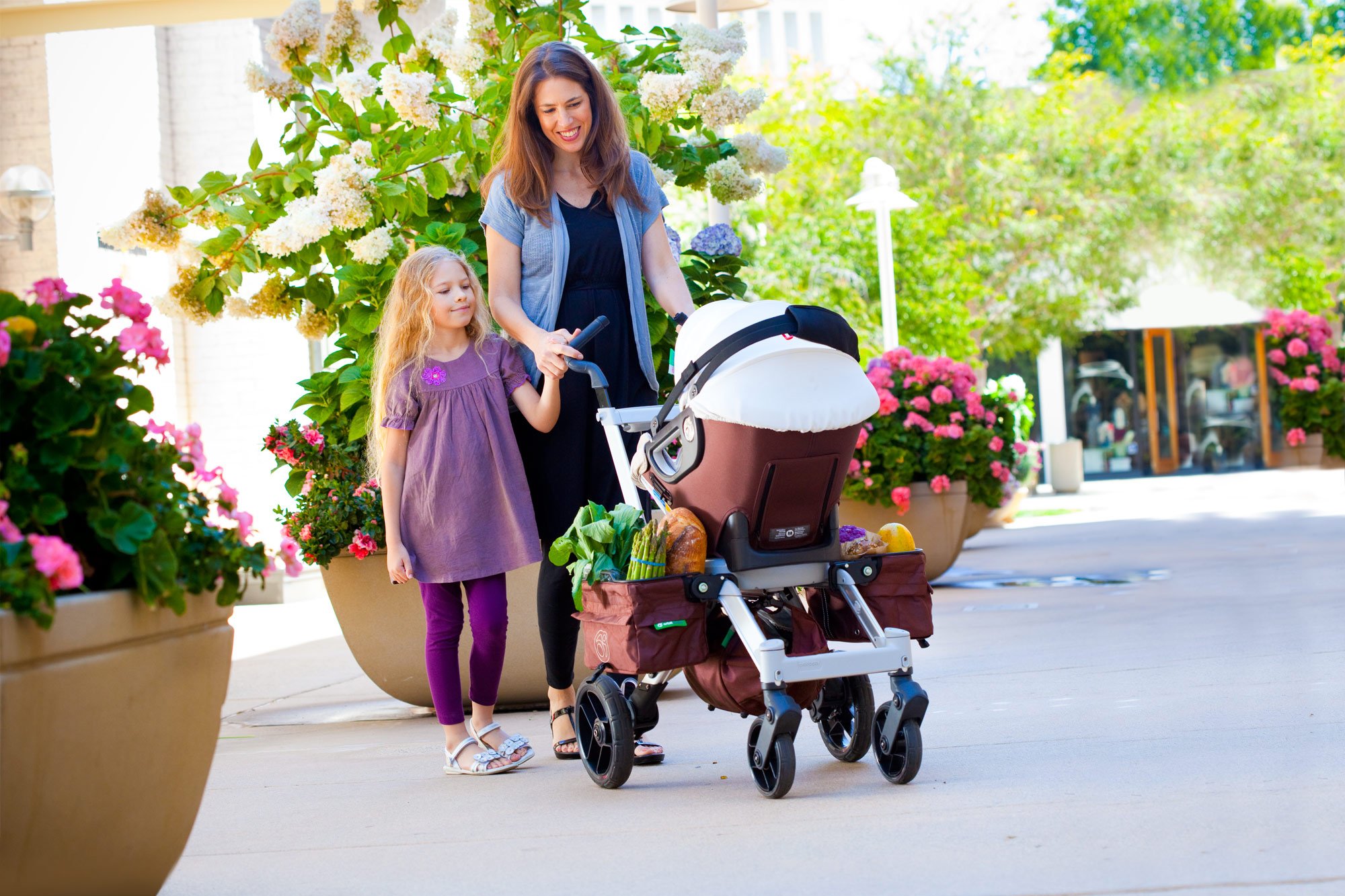 Orbit Baby Stroller Panniers, Black