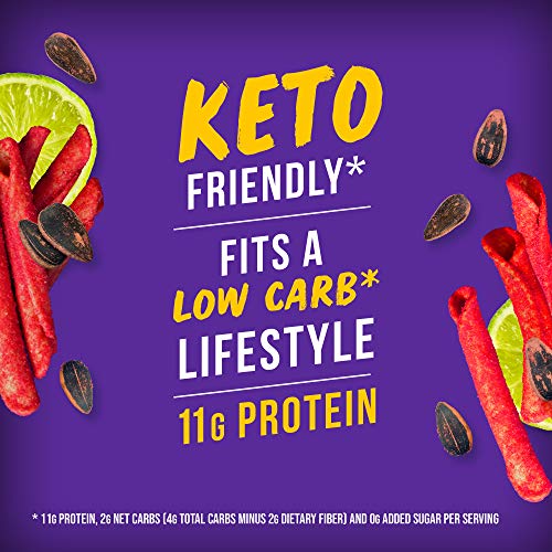 BIGS Takis Fuego Sunflower Seeds, Hot Chili Lime Flavor, Keto Friendly Snack, 5.35 oz. (Pack of 8)