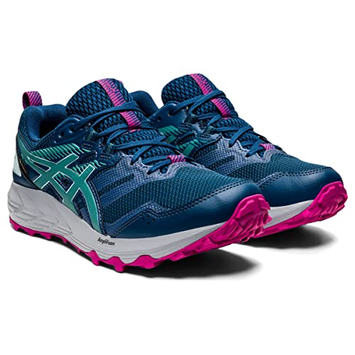 ASICS Women's GEL-SONOMA 6 G-TX Running Shoes, 8, MAKO BLUE/SAGE