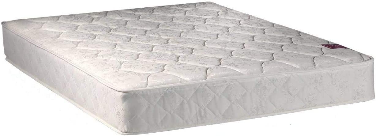 DS Solutions USA Legacy 1-Sided None Flip Full XL Size Mattress Only with Mattress Cover Protector