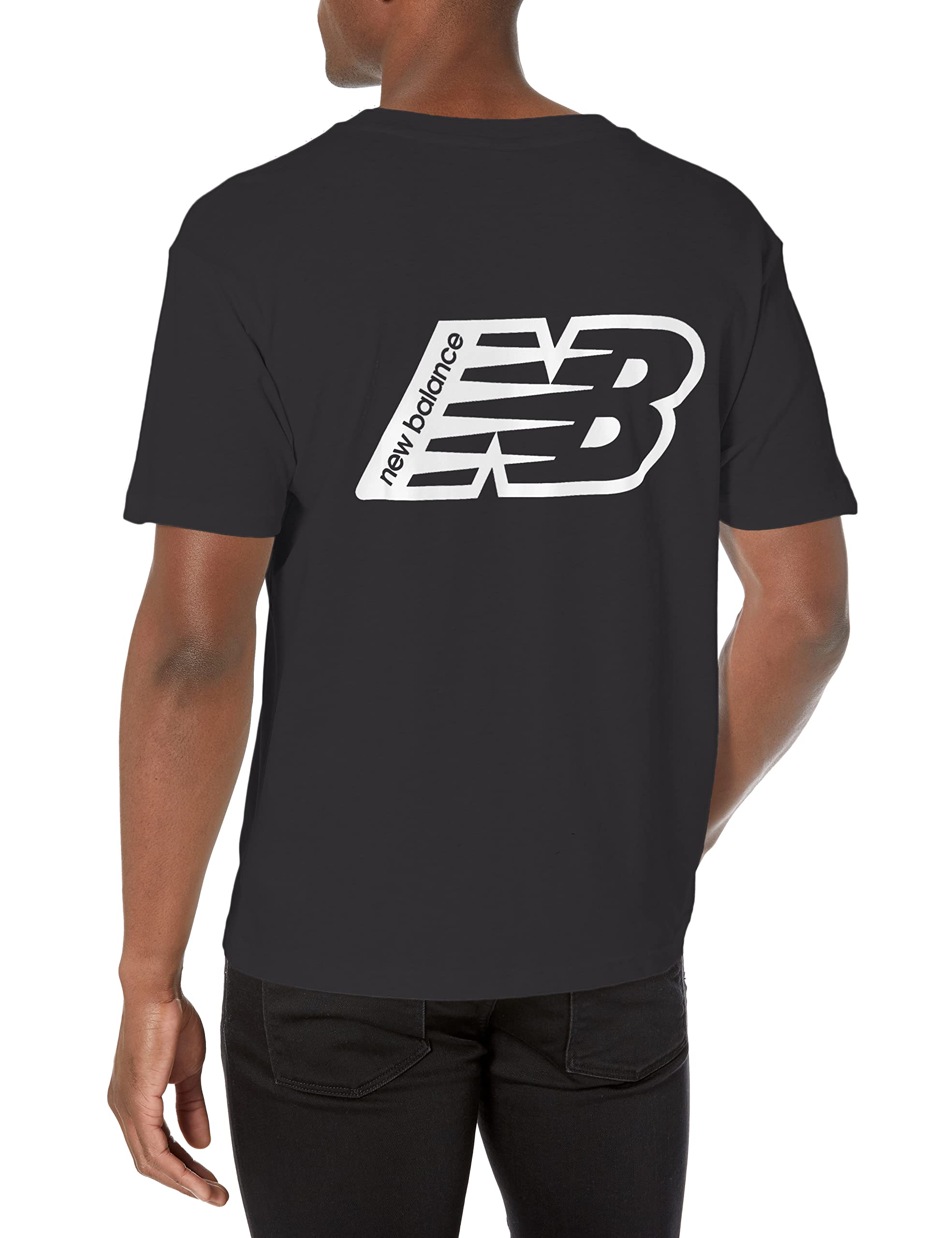 New Balance Men's NB Essentials Short Sleeve, Nightwatch Green, Medium