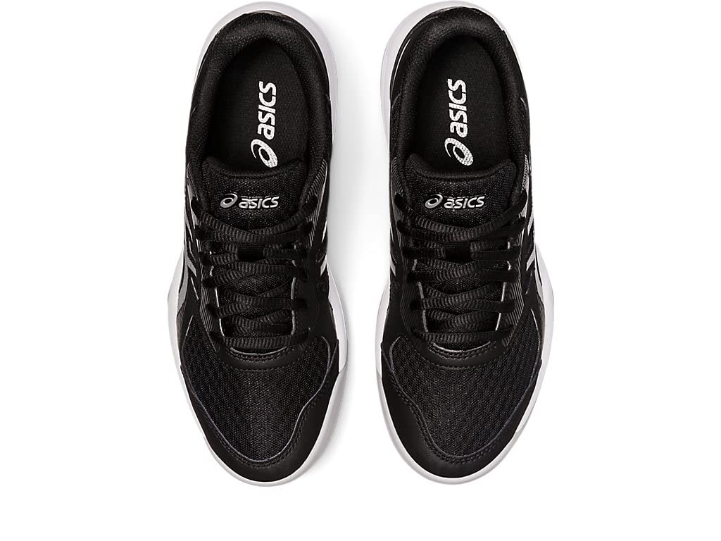 ASICS Women's UPCOURT 5 Volleyball Shoes, 9, BLACK/PURE Silver