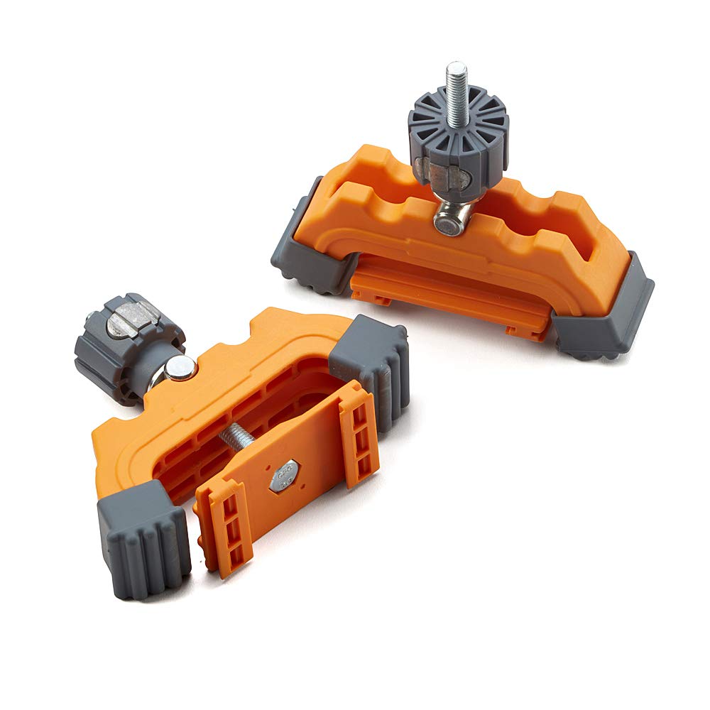 Bora Portamate Speedhorse Sawhorse Pair and BORA Track Clamps | Saw Guide Accessory Bundle for Woodworking
