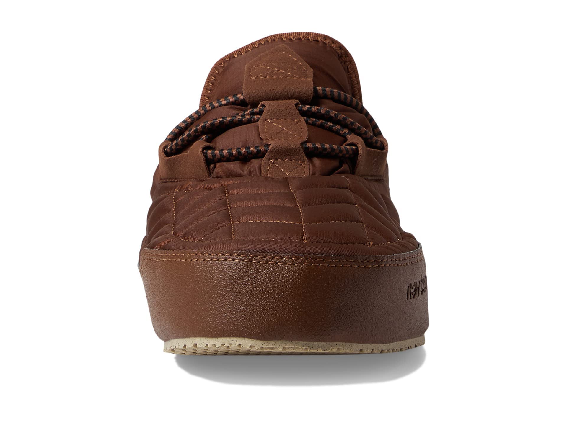 New Balance Unisex-Adult Caravan Moc V2 Slipper, Rich Oak/Mindful Grey, 12.5 Wide Women/11 Men