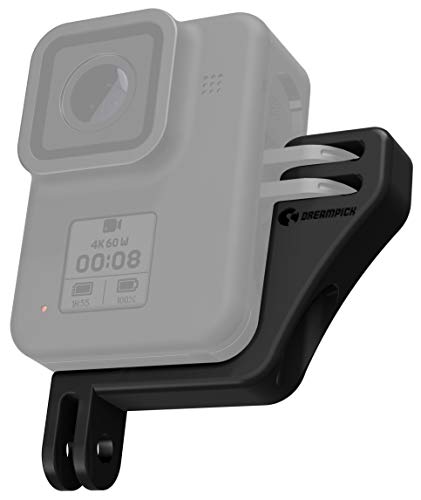 Dreampick Vertical Mount for GoPro Hero 10 9 8 7 6 5 4, DJI Osmo Action Vertical Frame Camera Vertical Mount, Case for GoPro Vertical Mount, VRT Vertical Adapter