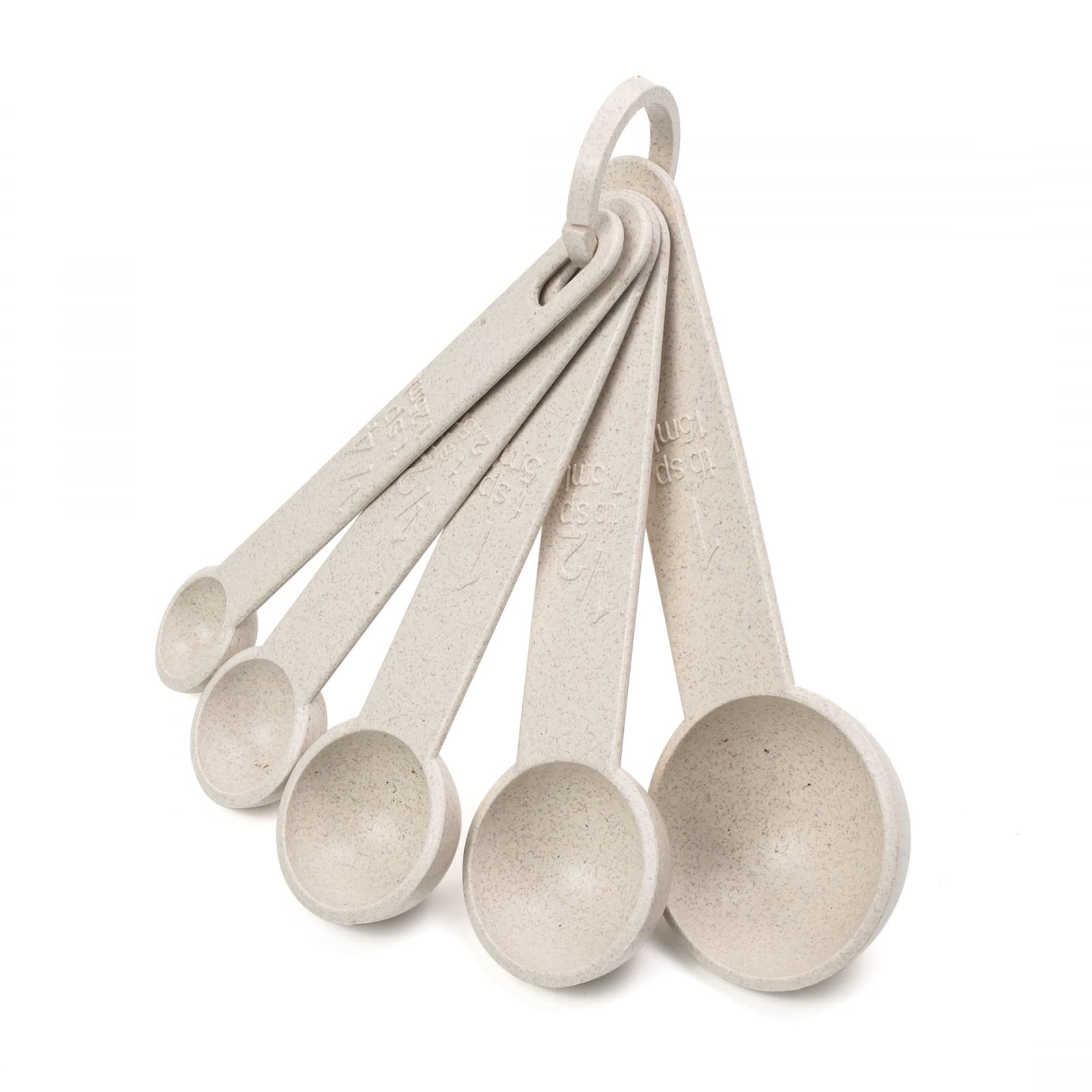 Beille Cream Wheat Straw Measuring Cups Spoons Set Cooking Baking Tools 10pc