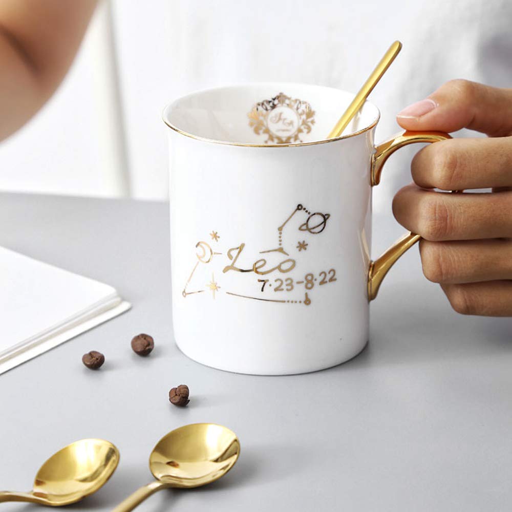 Pack of 6, Gold Plated Stainless Steel Espresso Spoons,lyfLux Mini Teaspoons Set for Coffee Sugar Dessert Cake Ice Cream Soup Antipasto Cappuccino, 5.3 Inch