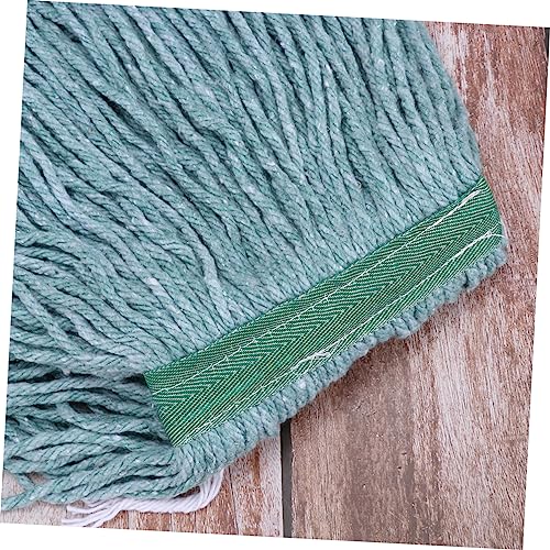 DOITOOL 1pc Cleaning Mop for Floor Miniature Trash Can Commercial Mop Wet Mop Commercial Mop Handle Reusable Mop Head Green Practical Mop Cloth Mop Accessories Mop Cloth Replacement Refill