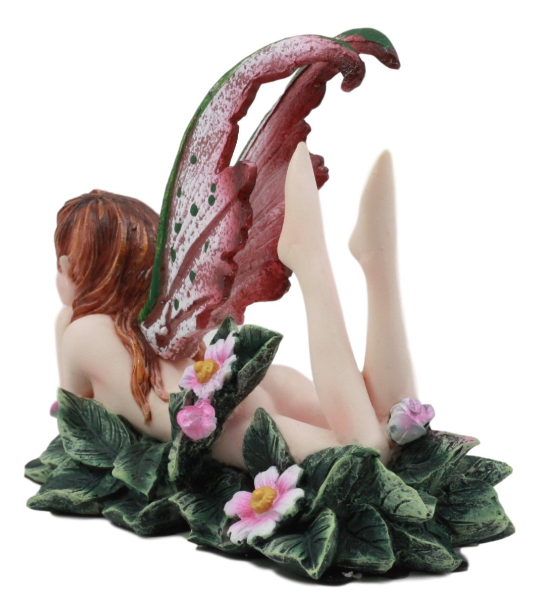 Ebros Amy Brown Whimsical Primrose Spring Flower Garden Fairy Figurine FAE Magic Statue Fantasy Collectible 4.75" Long