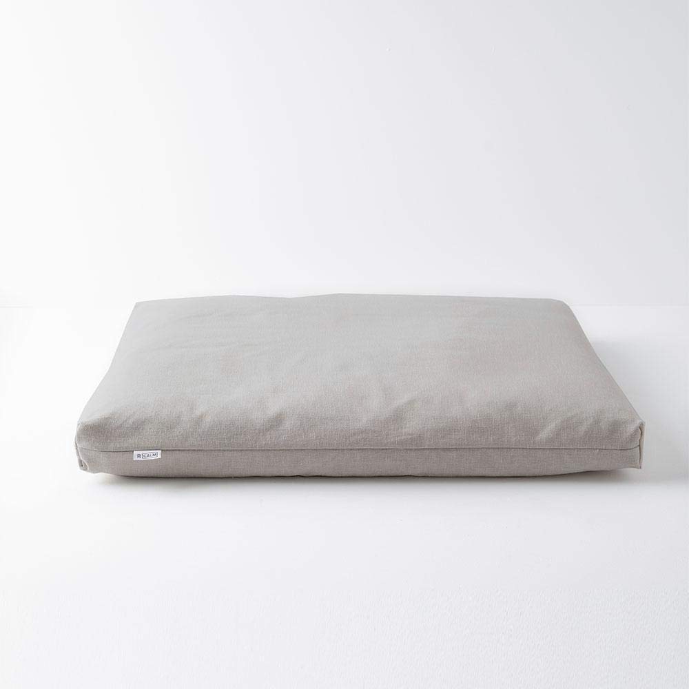 B YOGA The Calm Zabuton Meditation Mat, Yoga Cushion for Kneeling and Sitting Support, Shadow, 5" x 10" x 24"