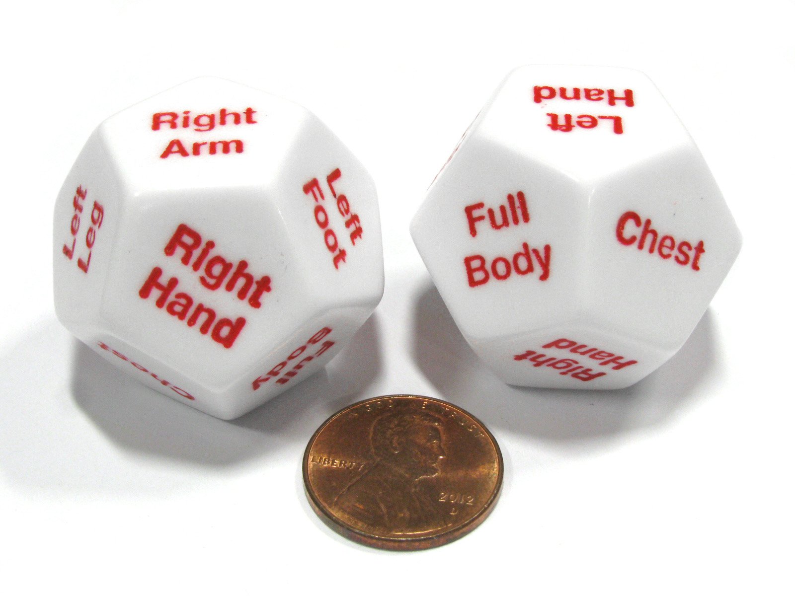 Koplow Games 2 x D12 28mm Critical Location Body Hit Dice