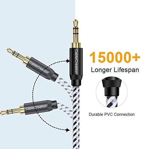 Bundle – 2 Items:USB C to 3.5mm Headphone Adapter and 3.5mm Aux Cable