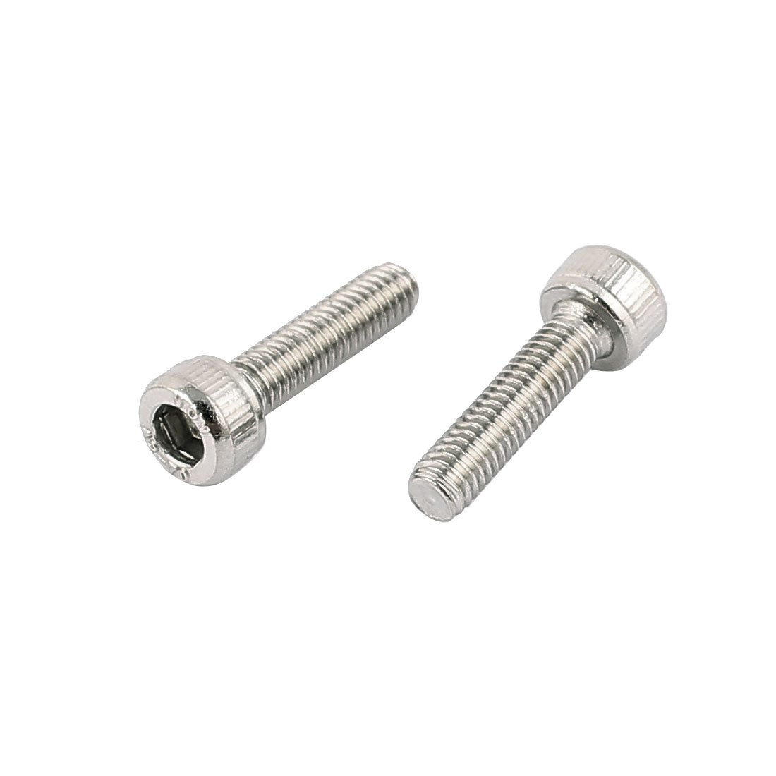 uxcell 50Pcs M3 x 12mm Stainless Steel Hex Socket Round Head Machine Screws Bolts
