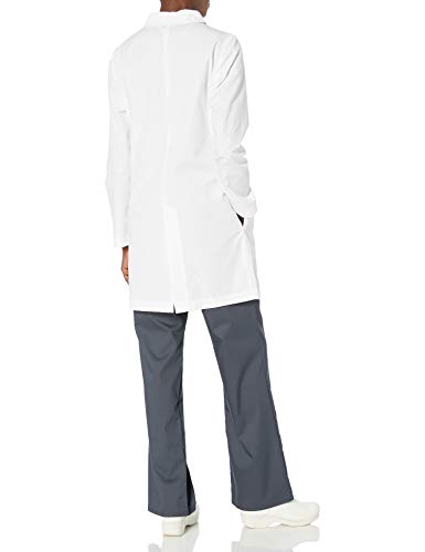 Dickies Women's GenFlex 32" Lab Coat, White, X-Large