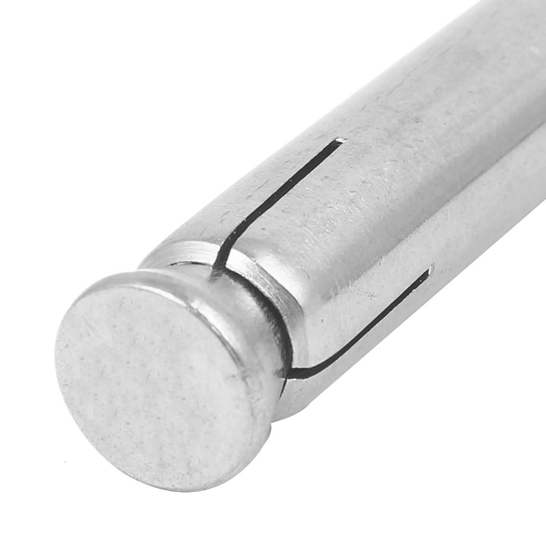 uxcell M10x90mm 304 Stainless Steel Ring Lifting Sleeve Expansion Closed Hook Eye Bolt