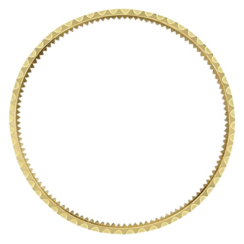 Ewatchparts BEZEL & INSERT COMPATIBLE WITH ROLEX SUBMARINER SERTI 18K 16613 REAL GOLD BLUE GOLD FONT