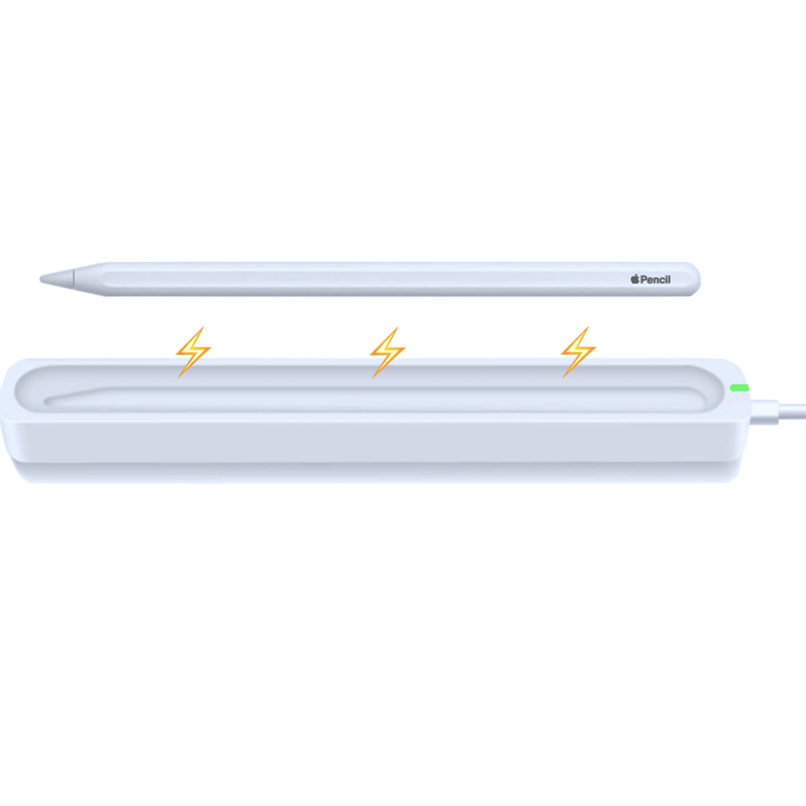 Charging Case for Apple Pencil 2nd Generation Only, ARMOLABX Magnetic Wireless Charger Compatible with iPad Pencil 2nd, Apple Pencil 2 Charger [Charging and Carrying 2 in 1]