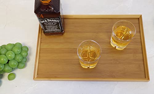 BothEarn Whiskey Rocks Glass Set of 2 - Clear Drinking Cup with Heavy Solid Base - Good for Bourbon Jack Daniels Tennessee and Scotch, 6.5 oz (185 ml)