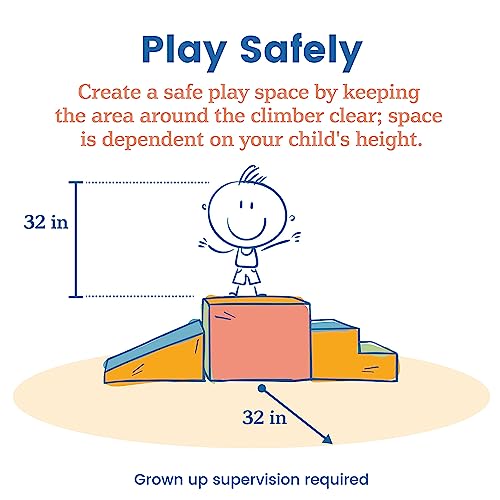 ECR4Kids SoftZone Single Tunnel Maze, Toddler Playset, Contemporary, 6-Piece