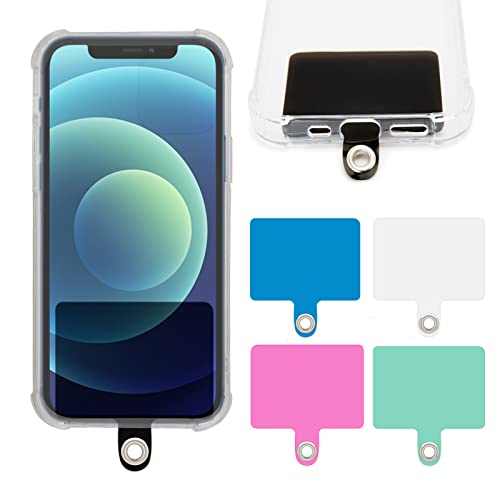 Cell Phone Lanyard, Universal 5× Phone Crossbody Lanyard for Around The Neck, 5× Wrist Phone Strap and 10× Mixed Colors Patch Compatible with Most Smartphones (Mixed Colors)
