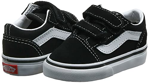 Vans Kids' Old Skool V Core (Toddler) Black/White 2
