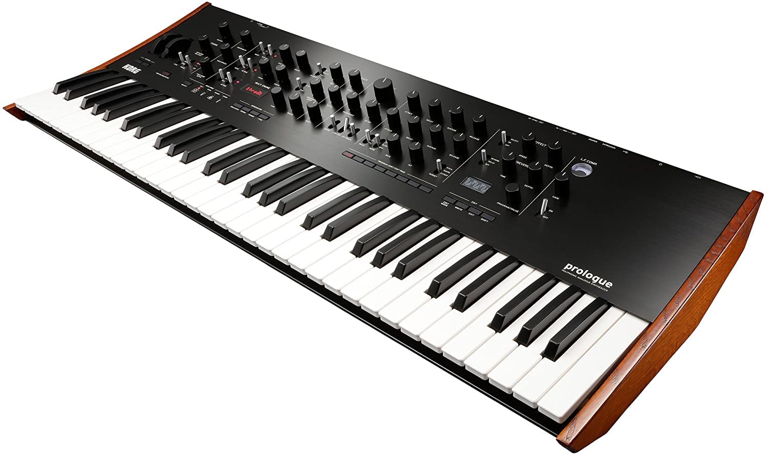 Korg Prologue 16 Polyphonic Analogue Synthesizer Bundle with Sustain Pedal and Austin Bazaar Polishing Cloth