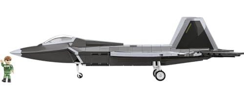 COBI Armed Forces Lockheed F-22 Raptor, Black & White