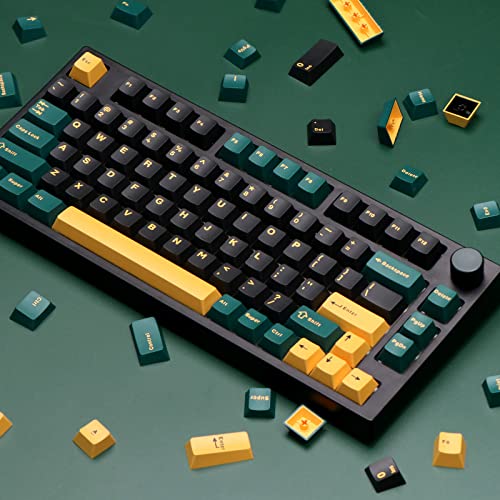 EPOMAKER MARRS 172 Keys Cherry Profile ANSI/ISO PBT Double Shot Keycaps Set for Mechanical Keyboard, Compatible with MX-Clone Switches
