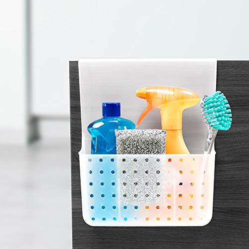 madesmart Over Door Wrap Organizer - White | CABINET COLLECTION | Aluminum Foil, Parchment and Kitchen Wrap Organizer | Soft-grip Hook