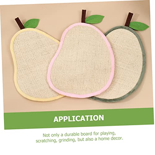 Cat Scratching Post Pets Toys House Toy Cat Sofa Protector Cat Scratcher Mat Natural Sisal Cat Scratcher Kitten Scratching Pad Kitten Scratch Plaything Cat Scratch Plaything Green