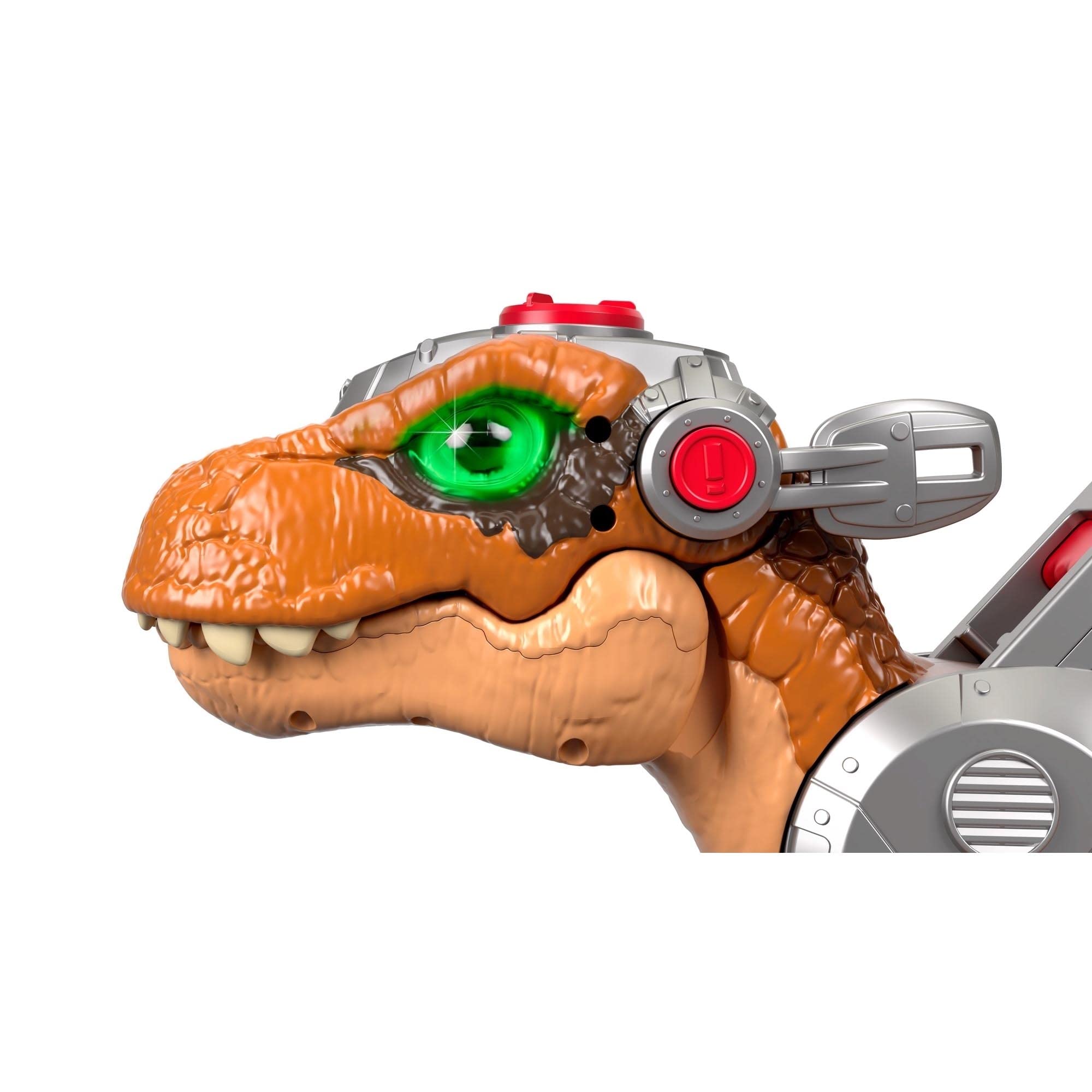 Fisher-Price Imaginext Jurassic World Dinosaur Toy, T. rex with Lights & Owen Grady Figure, Preschool Kids Ages 3+ Years (Amazon Exclusive)