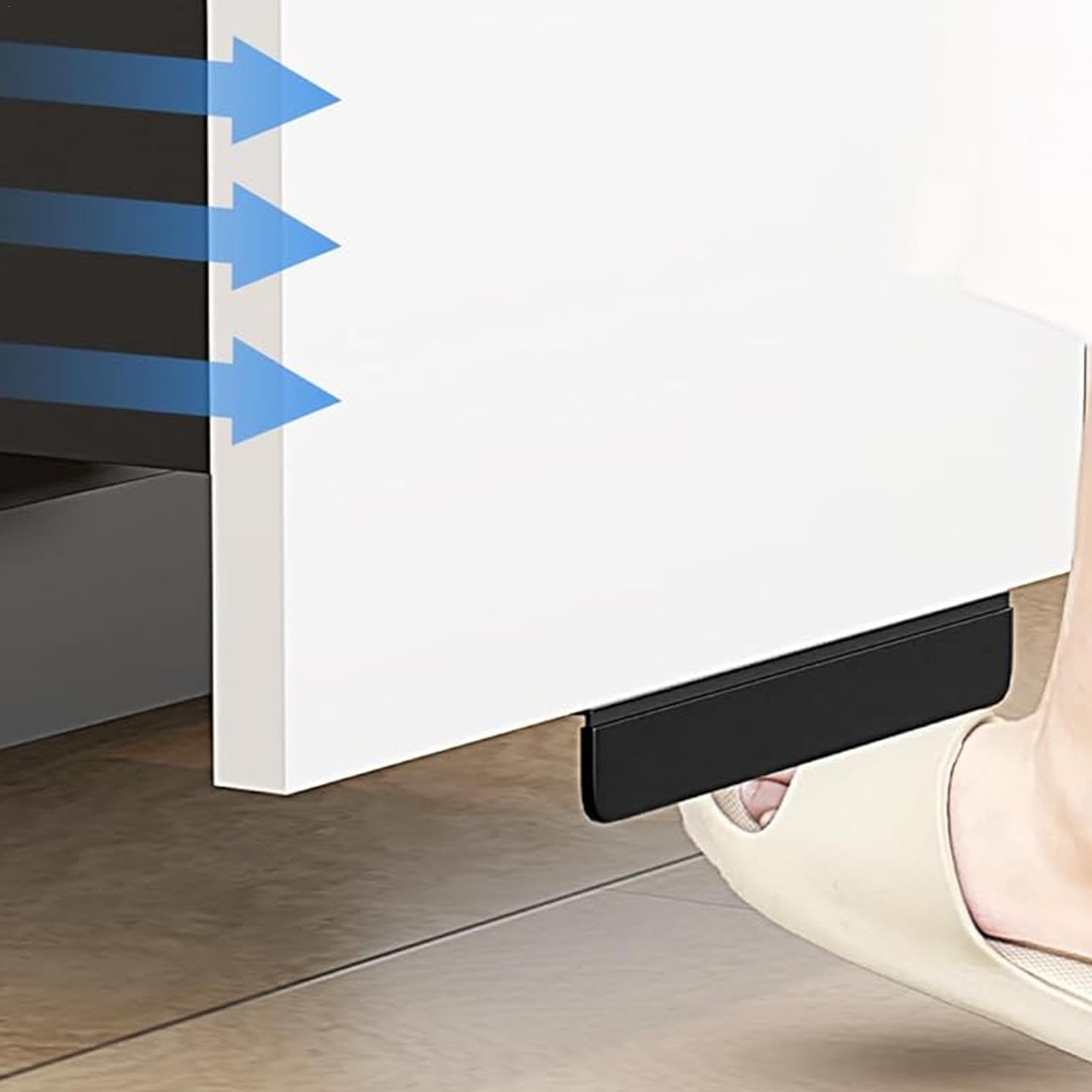 Cabinet Pull, Foot Pull, Touchless Foot Handle, Kitchen Cabinet Pull, Foot Operated Trash Opener, Trash Can Foot Pedal, Foot Control Cabinet Handle 12x7x2cm for Kitchen