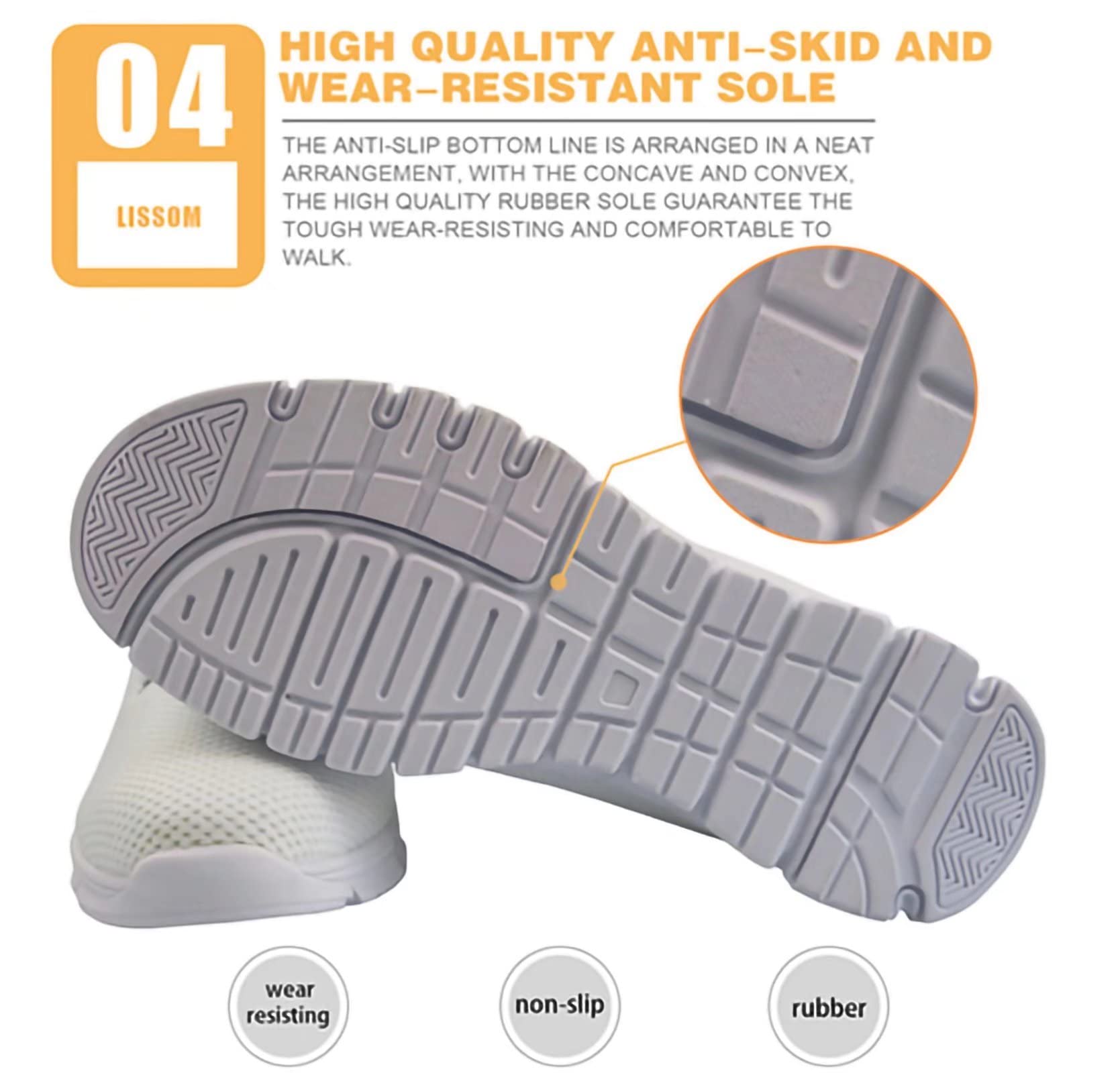 Belidome Chicken Rooster Hen Walking Shoes Running Sneakers for Women, Lightweight Breathable
