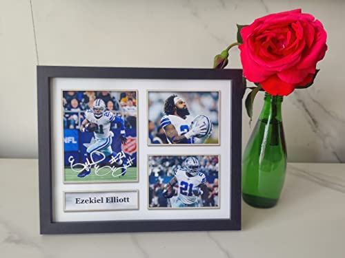 Ezekiel Elliott Reprint Signed Photo Picture Poster Framed Display Decorations Fan Gifts Memorabilia Wall Art