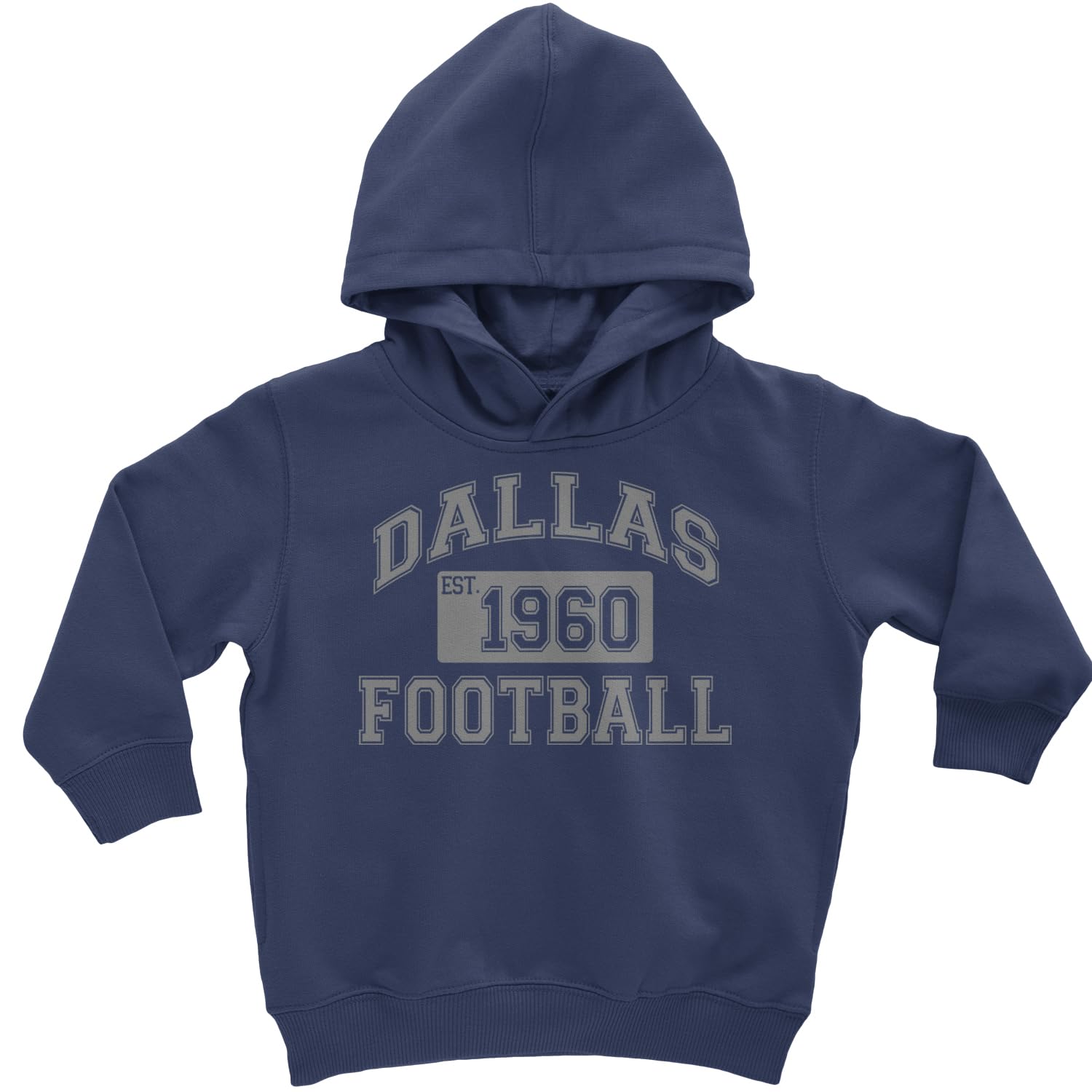 Expression Tees Toddler Hood Dallas Football Established 1960 4T Hoodie Navy Blue