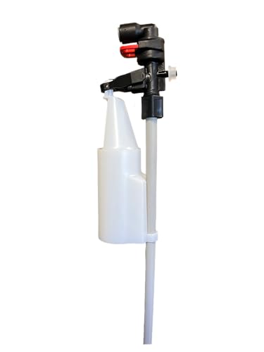 Complete Brine Tank Safety Float Shut Off with Float & Air Check 3/8-inch Quick Connect (Medium Up to 36" Tanks)
