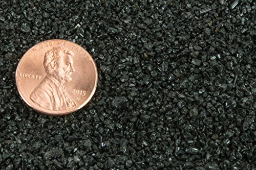 BLACK BEAUTY Abrasive Blast Media Fine Abrasive 20/40 Mesh Size for use in Sandblast Cabinet - 50 LBS