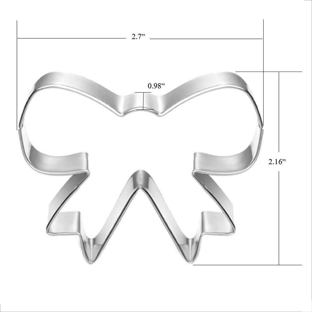 Bow Cookie Cutter - Stainless Steel (1)