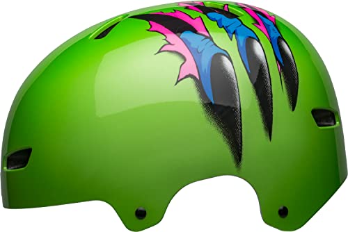 Bell Ollie Child Bike and Skate Helmet, Green Claw, 5+ (50-54 cm)