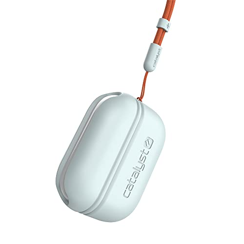 Catalyst Essential Case for AirPods Pro (2nd Generation) Impact Protection, Fast Charging, Premium Soft Silicone, Wireless Charging and USB-C Compatible, one-Piece Design case (Glacial Blue)