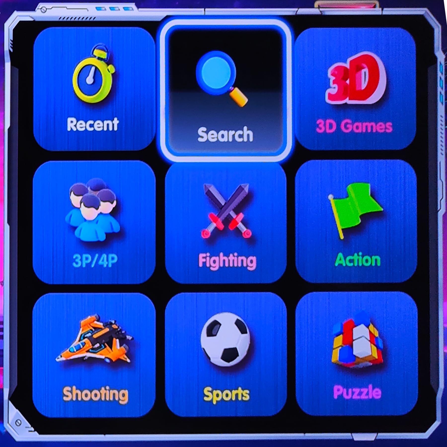 RegiisJoy【 30000 Games in 1 】 Pandora's Box 70S Arcade Game Console Retro Game Machine for PC & Projector & TV, 2-4 Players, 1280X720, 3D Games, Search/Hide/Save/Load/Pause Games, Favorite List
