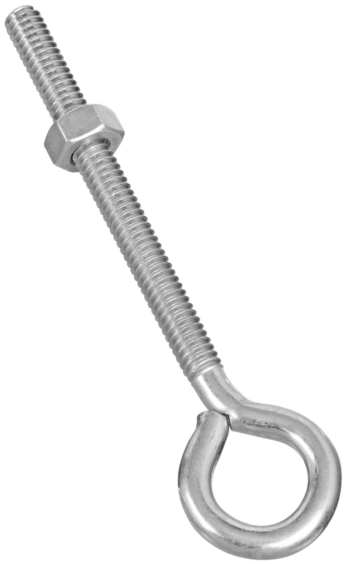 NATIONAL MFG/SPECTRUM BRANDS HHI Stanley Hardware .25in. X 4in. Eye Bolt With Nuts Assembled 221127 - Pack of 20