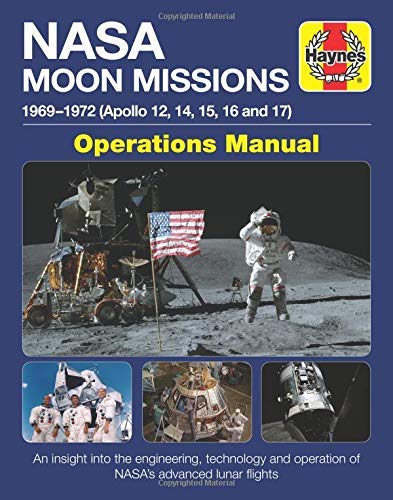 Apollo 11 50th Anniversary Edition, NASA Moon Missions Operations Manual And Saturn V Manual 3 Books Collection Set (Haynes Manuals)