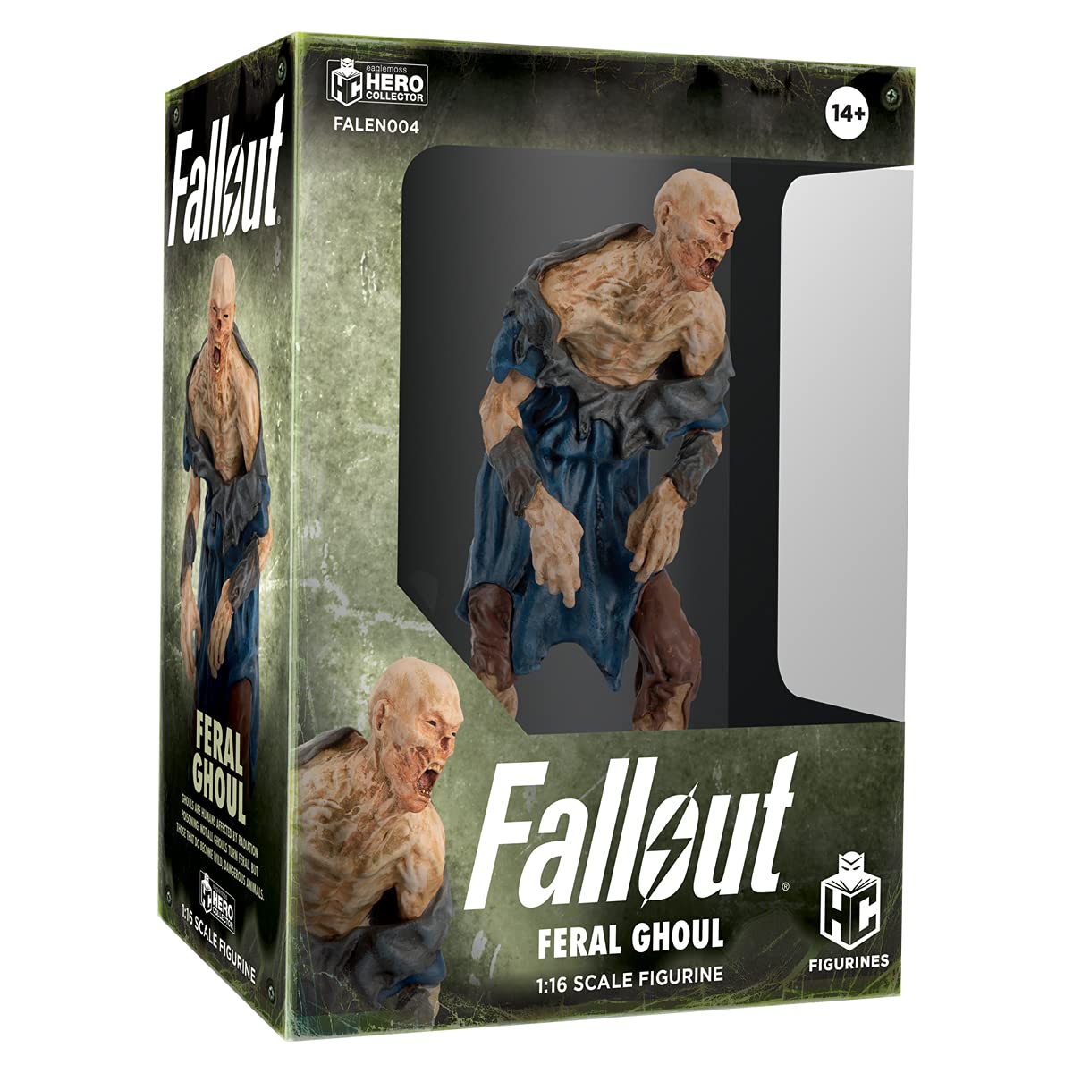 Hero Collector Eaglemoss Feral Ghoul | Fallout Figurine Collection | Model Replica