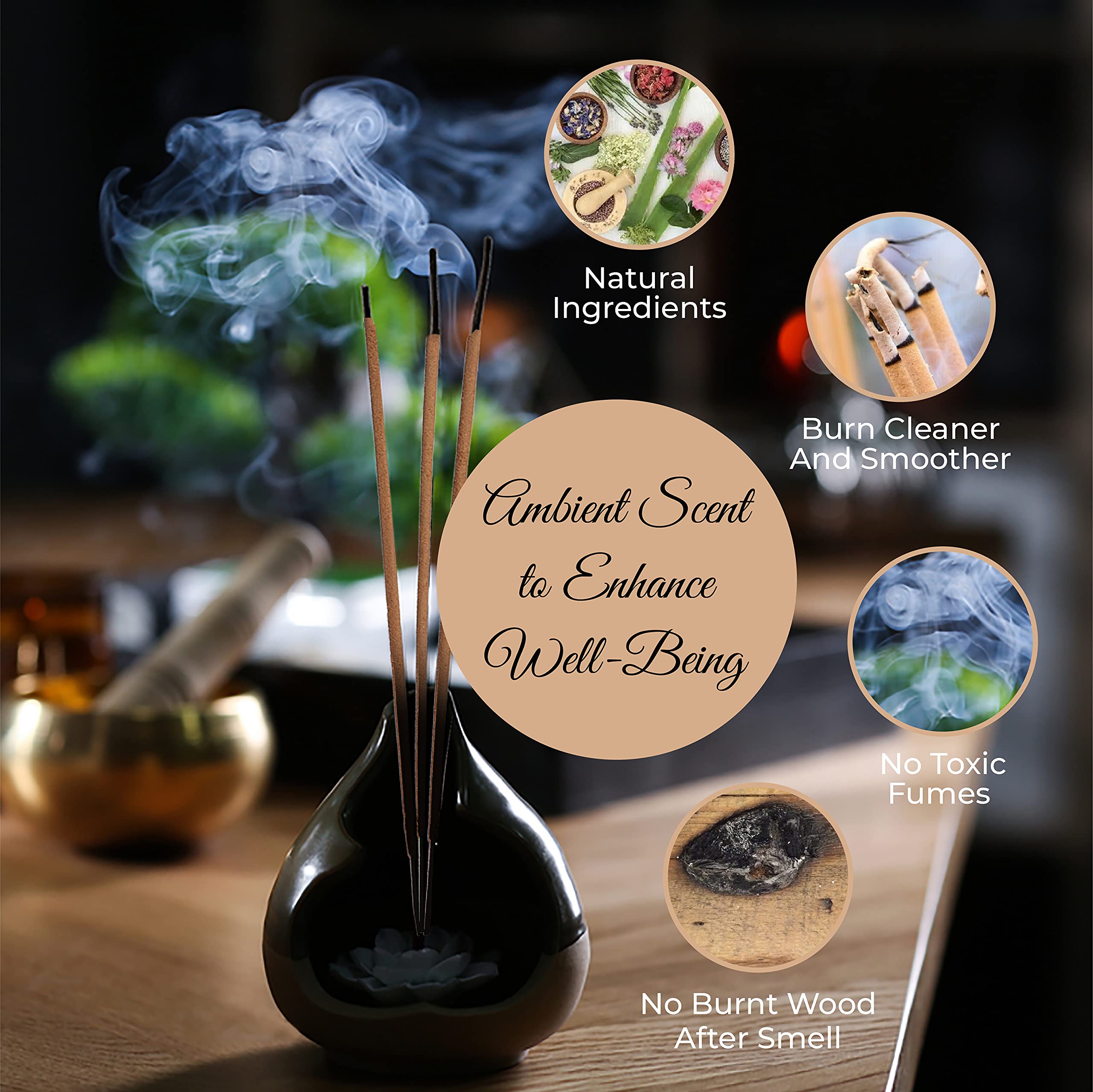 Natural Premium Incense By Oakland Gardens (M) Mandarin, Oakland Gardens Premium Hand Dipped Incense Sticks, You Choose The Quantity (100)