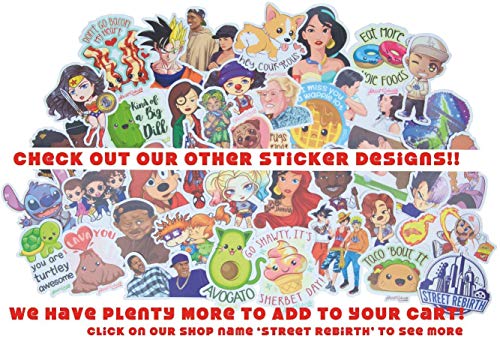 Broccoli Pun Sticker - Rock Out With Your Broc Out - 4 Inch WaterProof - Vinyl Stickers, Laptop Decal, Water Bottle Sticker, Car Decal, Funny Stickers, Small Gift, Sticker Pun, Fun Puns, Funny Puns
